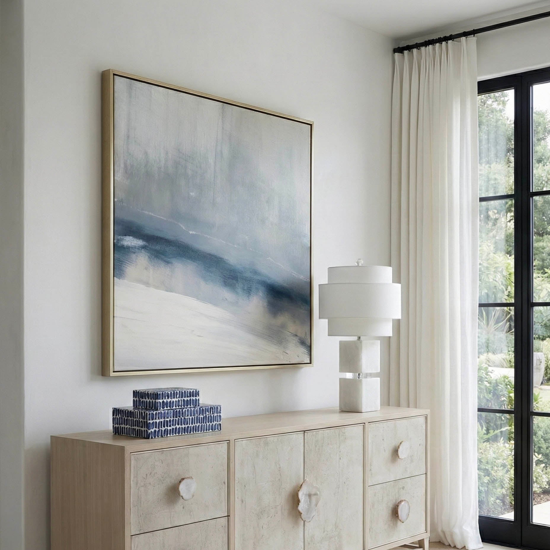 Enigma 48x48" | Champagne Gold Frame – Benson-Cobb